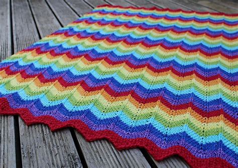 Free Chevron Blanket Knitting Patterns Easy Diy Projects To Knit