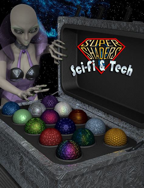 super shaders sci fi and tech daz 3d