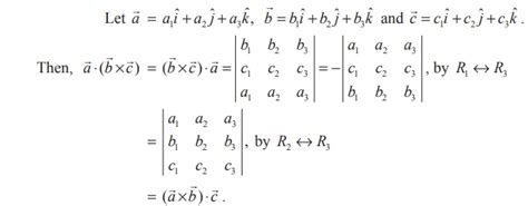 Scalar Triple Product Definition Properties Theorem Proof Solved