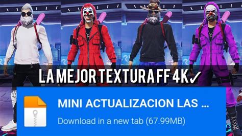 COMO USAR EL MEJOR MEGA PACK DE TEXTURA PARA FREE FIRE MAX Y NORMAL SIN