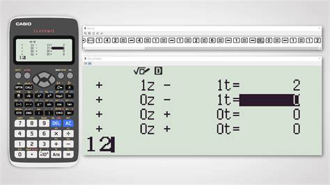 solving simultaneous equations of four variables on casio fx 991ex classwiz youtube