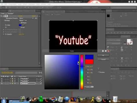Adove After Effect Text Tutorial High Quality YouTube