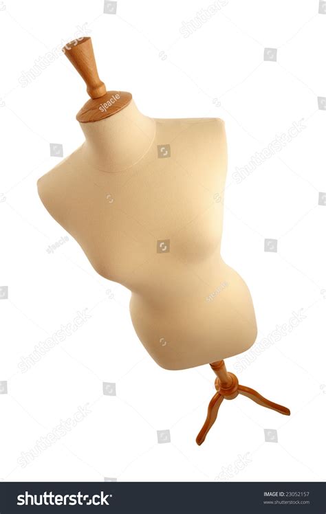 Naked Mannequin Used Displaying Dresses Shops Stock Photo