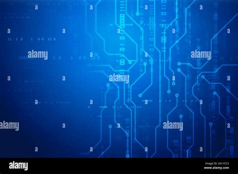 Binary Code Background Digital Abstract Futuristic Technology