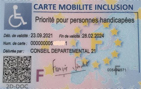 Carte Mobilit Inclusion Mention Priorit Pour Personnes Handicap Es