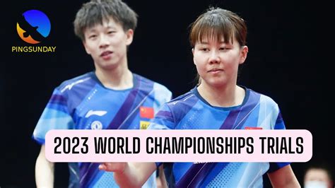 Lin Gaoyuan Chen Xingtong Vs Sheng Yi Full Hd World Table