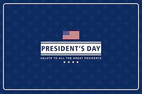 Fondo del día de los presidentes con texto bandera de estados unidos
