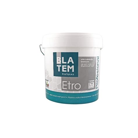 Pintura Plastica Mate Int Ext Etro L