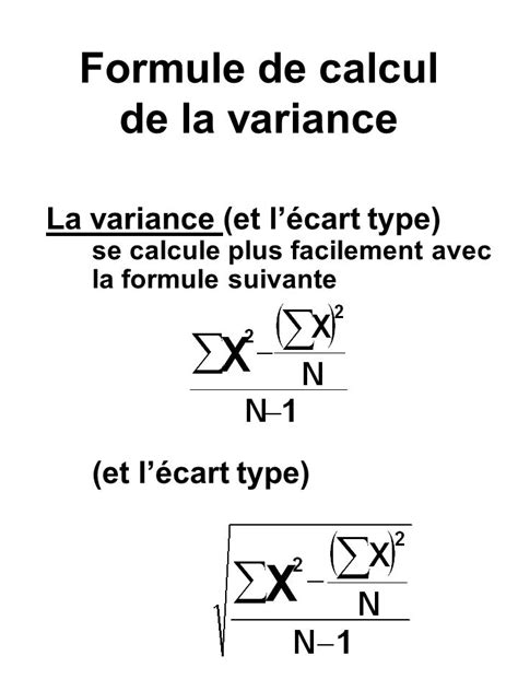 Découvrir 60 imagen formule de calcul de l écart type fr