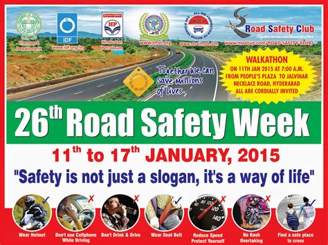 Indian Development Foundation Th National Road Safety Week