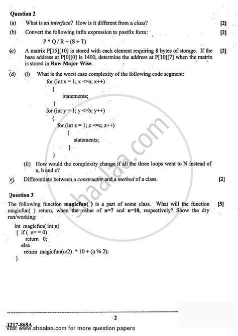 computer science theory 2016 2017 isc commerce class 12 question paper with pdf download