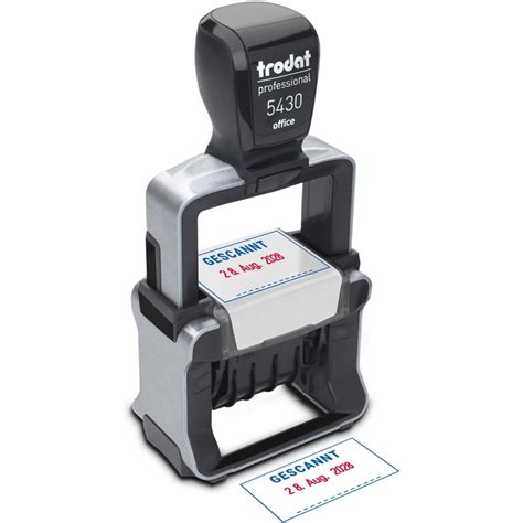 Trodat Datumstempel Office Professional 5430 OP GESCANNT Brevo Service De