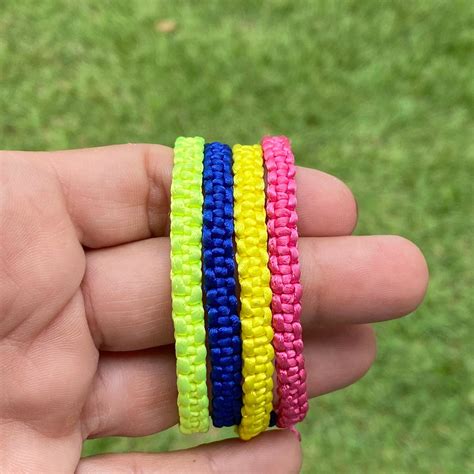 Pulseira Macrame Ajustável Copa do Mundo Elo7