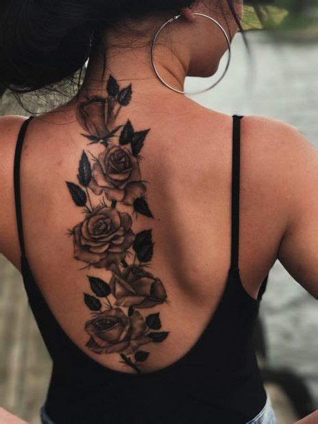 33 Lindas Tatuagens Femininas De Flores Girl Back Tattoos Tattoos
