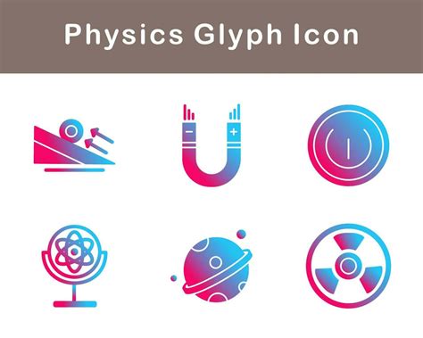 Physics Vector Icon Set Vector Art At Vecteezy