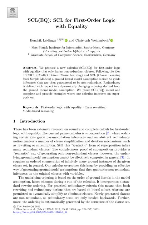 pdf scl eq scl for first order logic with equality