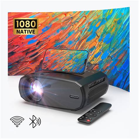 Wewatch V50 Native 1080p Portable 5G WiFi Projector W 120 Projector