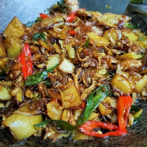 Ikan Bilis Goreng Kicap Kentang Nak Lauk Ringkas Dan Mudah Resipi