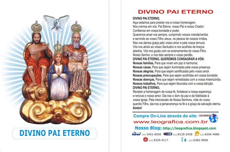 LEO GRAFICA Gráfica de Santinhos para Promessa Divino Pai Eterno