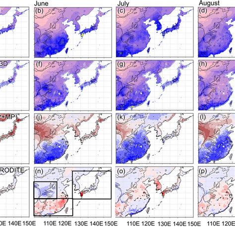Spatial Distribution Of Monthly Mean Precipitation During A May B