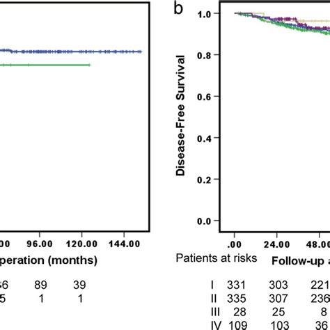 Kaplanmeier Survival Curves For A Dfs In Subgroup Analysis With