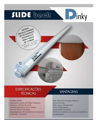 Slideback Sistema Automático Para Portas Correr Map4h