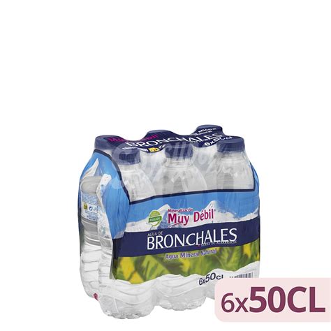 Bronchales Agua Mineral Natural Mineralizacion Muy Debil Pack X