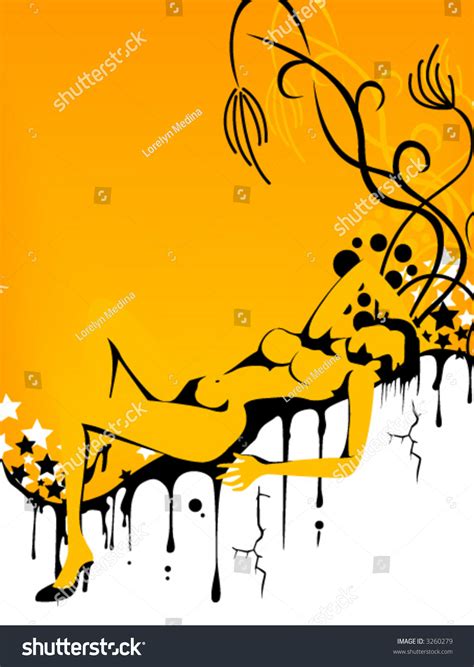 Naked Pose Vector Background Shutterstock