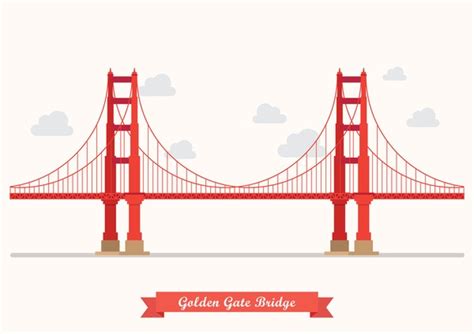 5 Hundred Cartoon Golden Gate Bridge Royalty Free Images Stock Photos