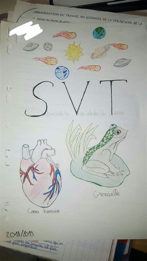 Page De Garde Svt 6eme A Imprimer Images And Photos Finder Images And