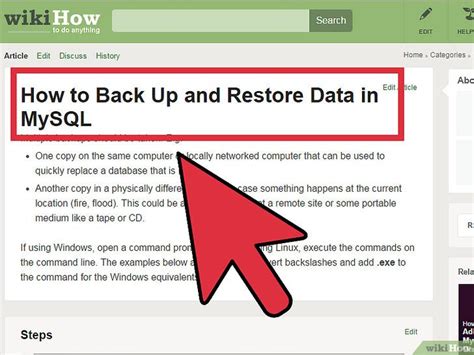 Comment Cr Er Une Base De Donn Es Mysql Tapes