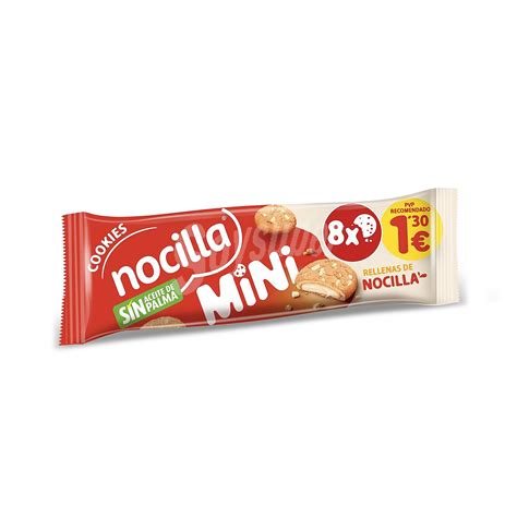 Nocilla Galletas Mini Cookies Rellena Con Crema De Leche Nocilla 64 G