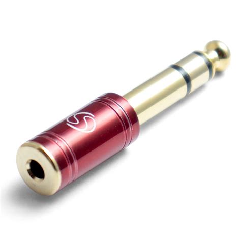 Adaptador P2 P10 Santo Angelo Stereo Vermelho Guitar Shop CE Loja