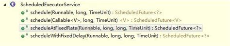 scheduledexecutorservice中的方法介绍 scheduledexecutorservice schedule csdn博客