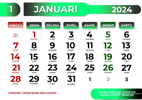 Modelo De Design De Calendário 2024 Janeiro PNG Calendário 2024