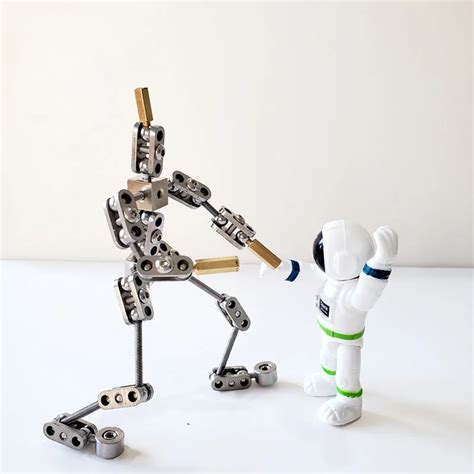 DIY Studio Stop Motion Armature Kit Metal Puppet For Character Design