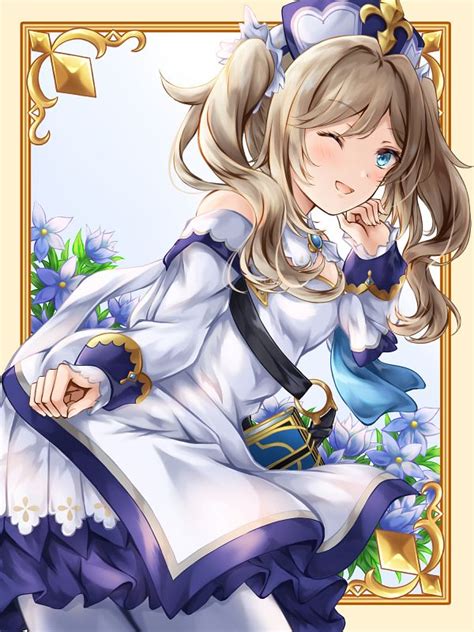 Barbara Pegg Genshin Impact Mobile Wallpaper By Pixiv Id