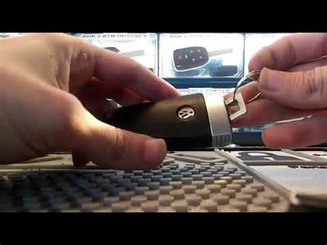 Comment remplacer la pile déchargée de la clé à télécommande volkswagen