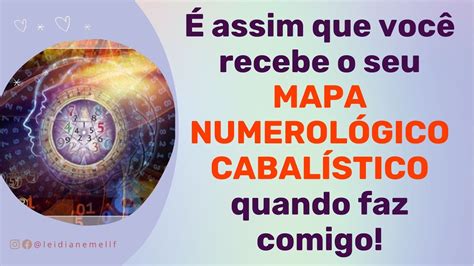 EXEMPLO DE UM MAPA NUMEROLÓGICO CABALÍSTICO PESSOAL PRONTO LEIDIANE MELLF