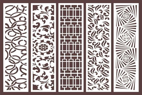 Mdf Board Cnc Router MDF Laser Jali Cutting Design Vector Jali For