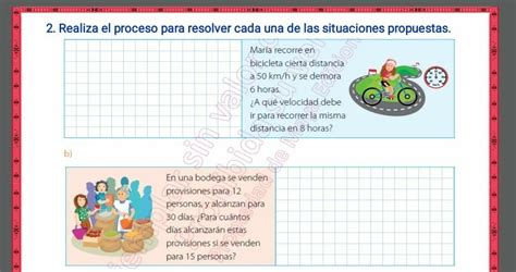 Realiza El Proceso Para Resolver Cada Una De Las Situaciones Propuestas