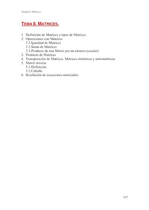 PDF TEMA 8 MATRICES Joseluislorente Esjoseluislorente Es 2bac