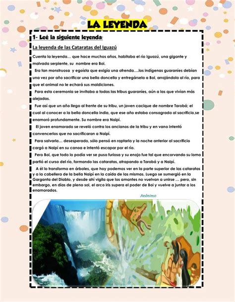 Leyenda Online Worksheet