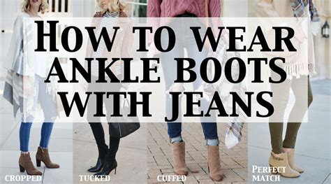 How To Wear Ankle Boots With Jeans
