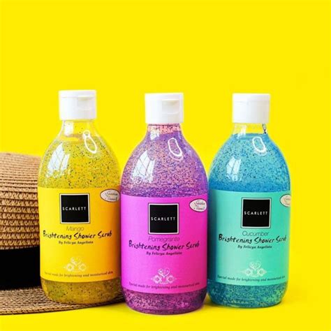 Scarlet Whitening Shower Body Scrub Scarlett Shower Scrub By Felicya