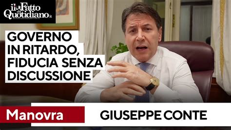 Manovra Conte Governo in ritardo Sarà una fiducia senza nemmeno lo