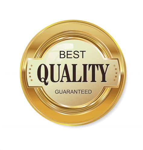 Premium Vector Quality Golden Badge