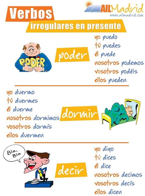 Dominas Ya Los Verbos Irregulares Como Poder Dormir Y Decir En
