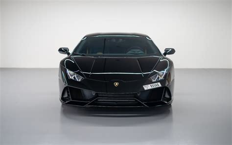 Rent Lamborghini Huracan Evo Black Car In Dubai Luxury And Sports Car