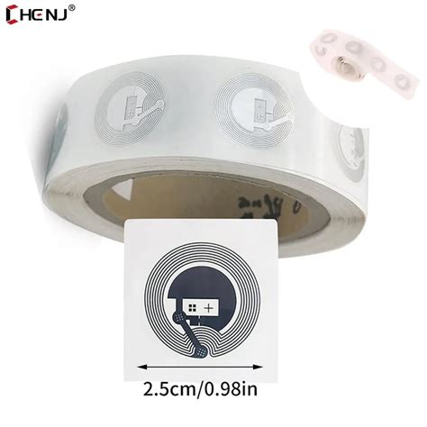 10pcs 25mm Clear NFC Tag NTAG 213 Stickers Protocol ISO14443A13 56MHz